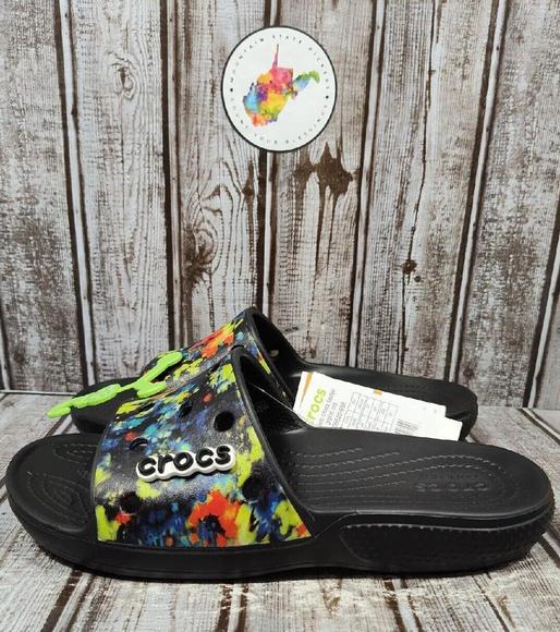 Shoes | Classic Crocs Tiedye Graphic Slides Size M6 W8 Sandals 26520988 ...